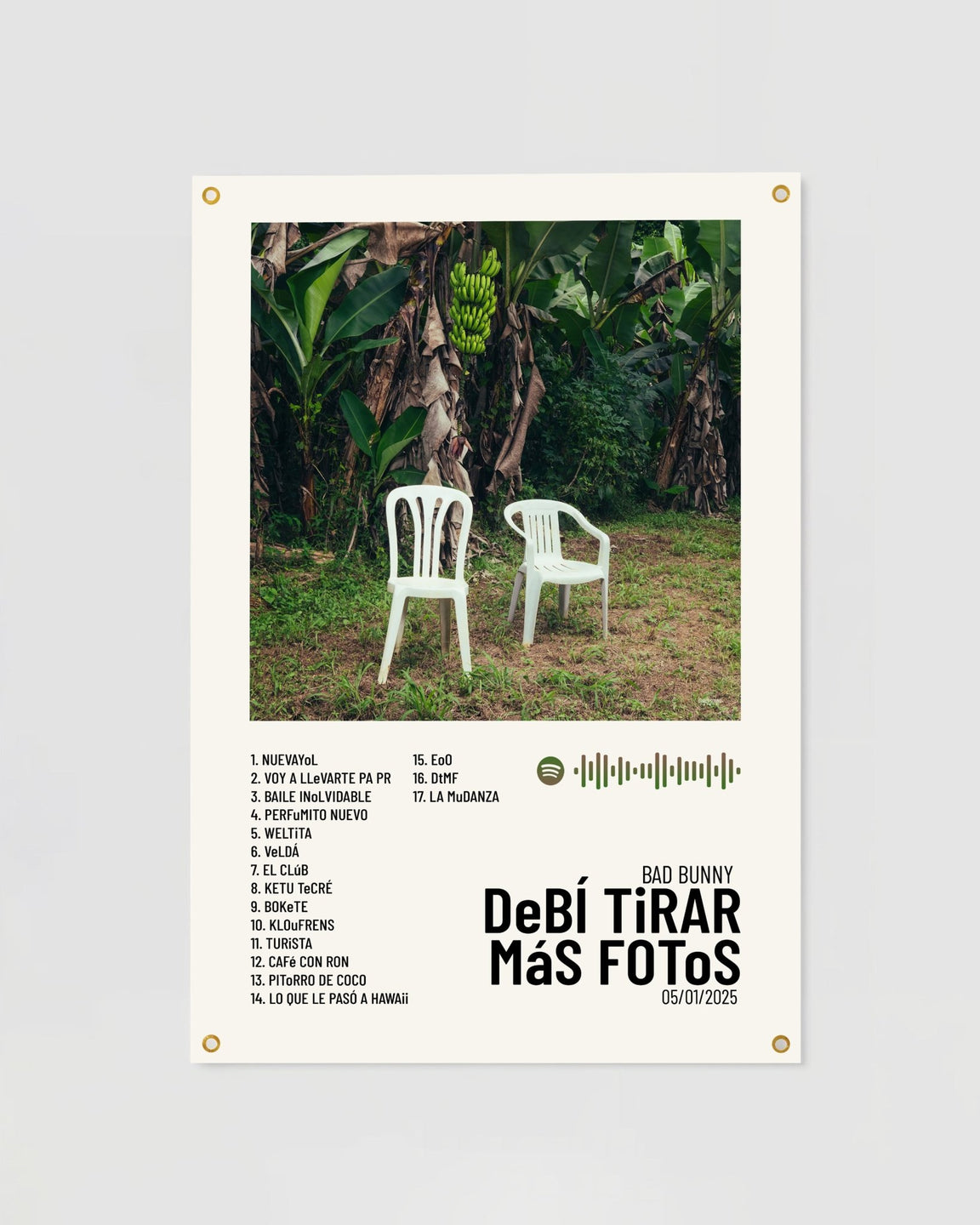 Póster DeBÍ TiRAR MáS FOToS - Bad Bunny – El Rincón